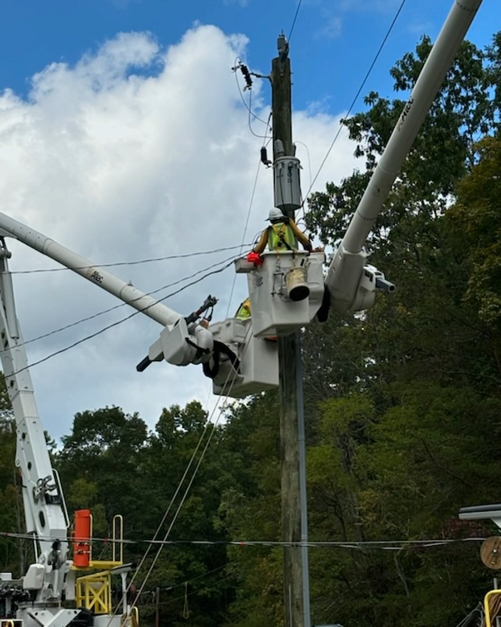 S&N power crews are working diligently to get the lights turned back on from Hurricane Helene ...